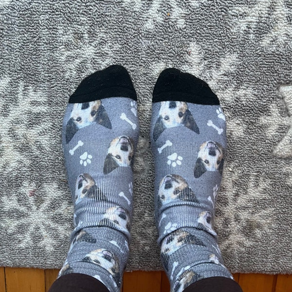 Custom Pet Socks, Dog Socks, Pup Socks, Dog Lover Gift, Cat Socks ...
