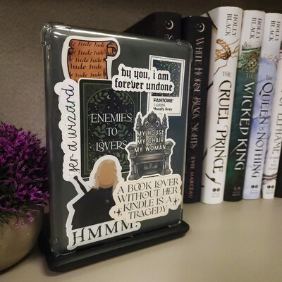 Stained Glass Style Mountain Night Sky Sticker / Bookish Gifts, Fantasy ...