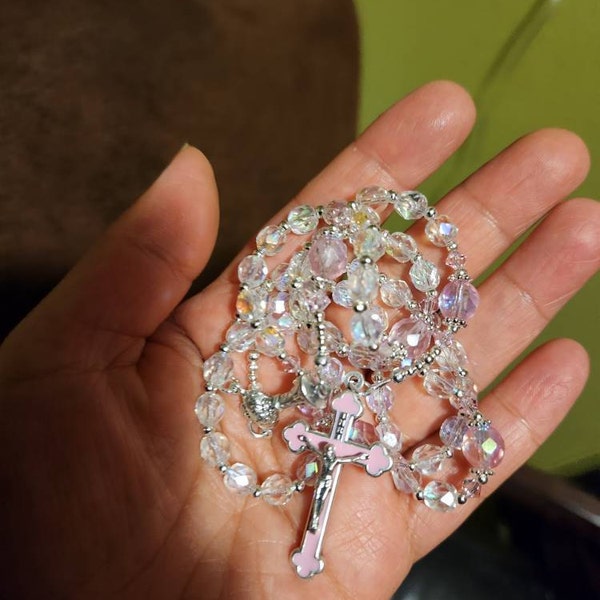 Mens BLACK Onyx 24" Rosary Papal Cross Ferula Catholic Necklace BLACK ...