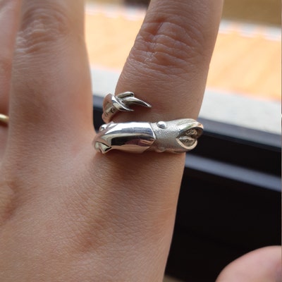 Squid Ring Silver - Etsy