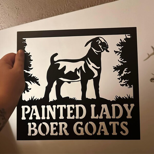 Boer Goat Farm Sign - Etsy