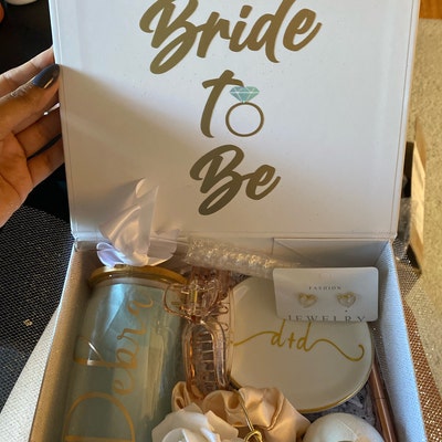 Bridal Gift Box, Bride to Be Gift Box, Personalized Bridal Gift Box ...