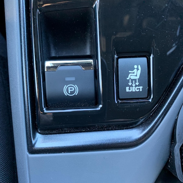 Blank Car Button Decal, Eject Passenger Button Decal, Blank Buttons ...