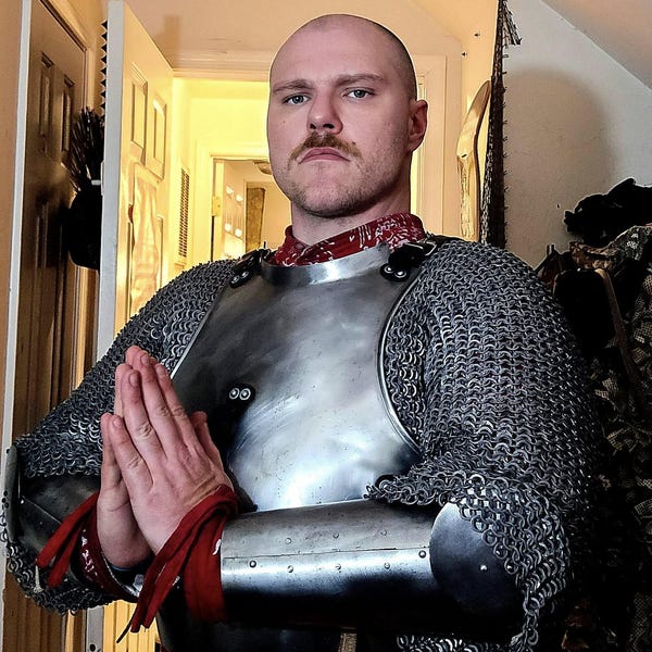 Medieval 9 Mm Chainmail Shirt Steel Flat Ring Riveted With Washer, Half ...