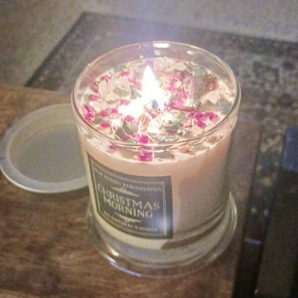 Christmas Morning Candles - Holiday Crystal Candle - Christmas Candle ...