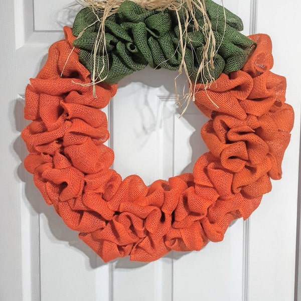 DIY Pumpkin Wreath Tutorial, Video Tutorial, Fall Wreath Tutorial ...