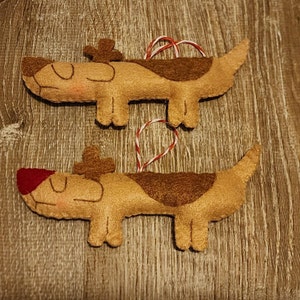Bluey Long Dog Christmas Tree Ornament - Etsy