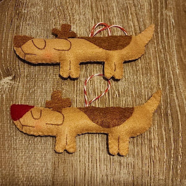 Bluey Long Dog Elf Ornament - Etsy