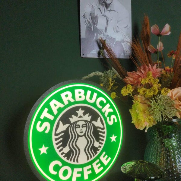 Starbucks Coffee Inspired Lightbox LED Lamp - Etsy