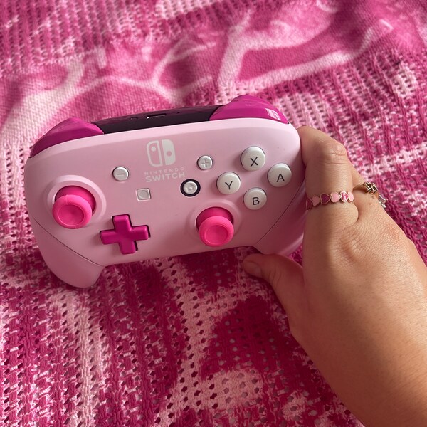 Custom Pastel Pink Nintendo Switch Pro Controller - Etsy
