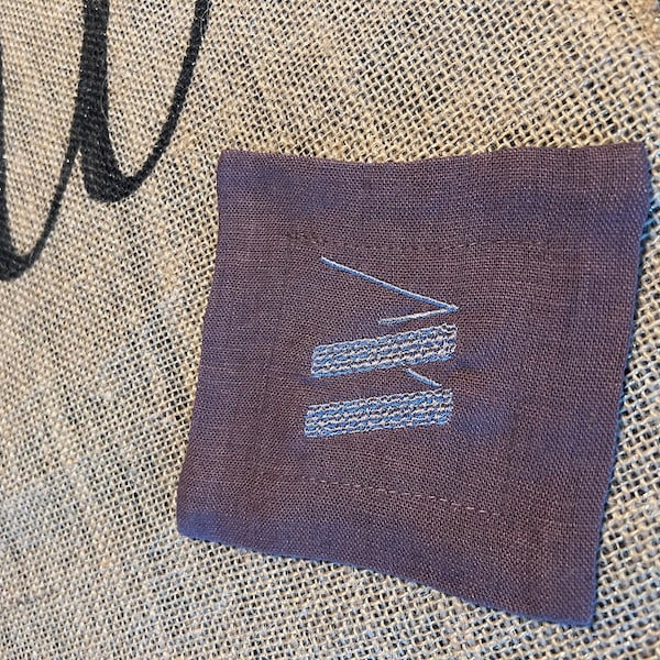 Linen Embroidered Double Layer Coasters | SET OF 4,6,8,10,12. Natural ...