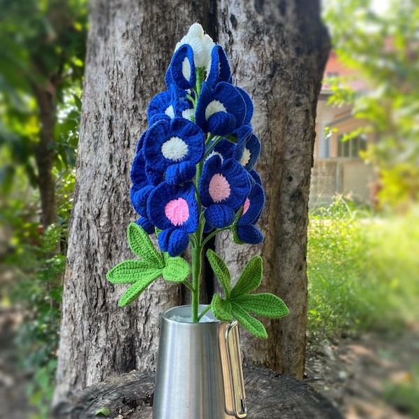 Crochet Bluebonnet Flower Pattern: Photo Tutorial (PDF Pattern) - Etsy