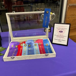 First Place Award Rosette Ribbons Streamers - Blue - Etsy
