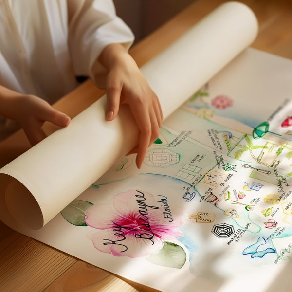 Poster Mockup With Person | Poster Roll Mockup | Unrolling Rolling ...