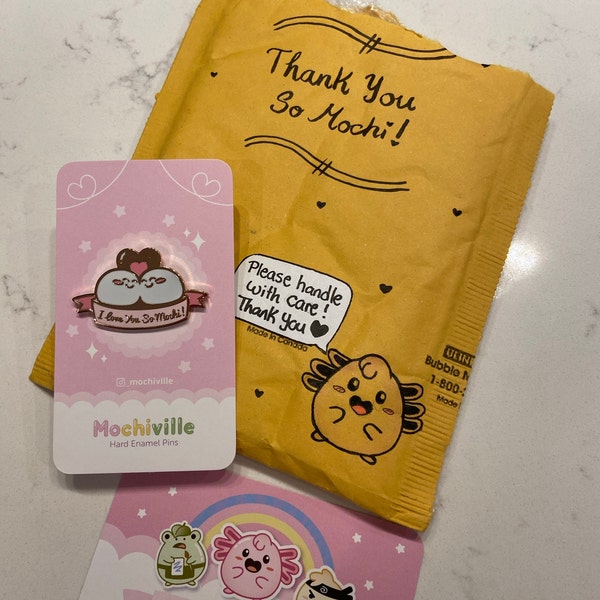 I Love You so Mochi Enamel Pin | Valentine's Day | Gift Idea | for Her ...