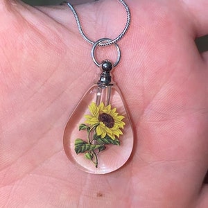 Crystal Glass Butterfly Bottle Angel Wing Necklace Cremation | Etsy