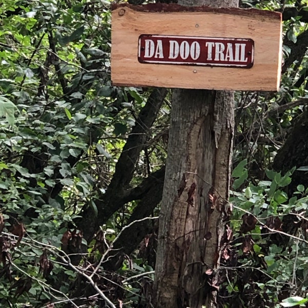 Custom Trail Sign - Personalized Memorial Path Sign - Custom Outdoor ...