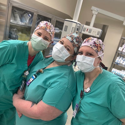 Face-lift Markings Scrub Cap, Plastic Surgeon Hat, Cosmetic Surgery ...