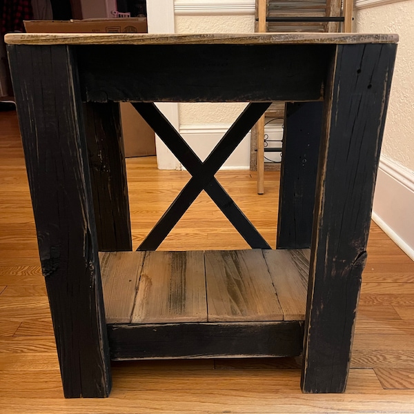 X-back End Table - Etsy