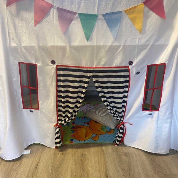 Tablecloth Playhouse, Play Tent, Party Tablecloth, Playhouse, Outdoor ...