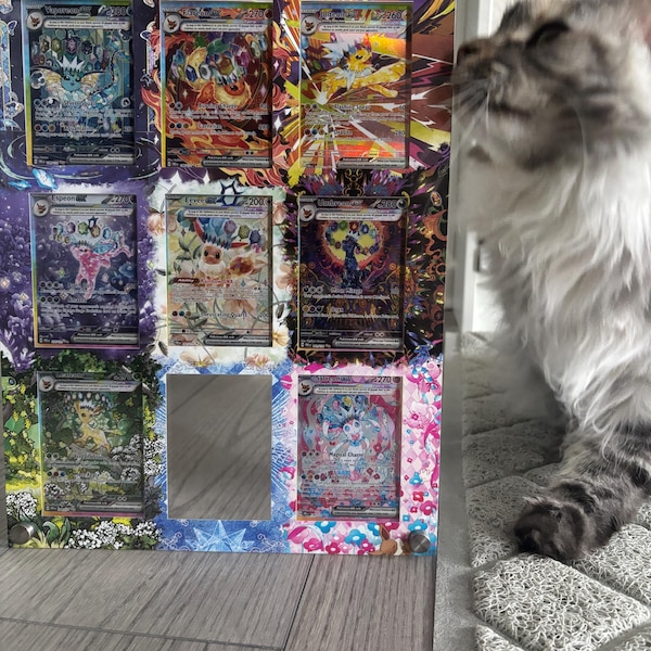 Prismatic Evolutions Eevee Evolution Set Pokémon Card Display Frame ...