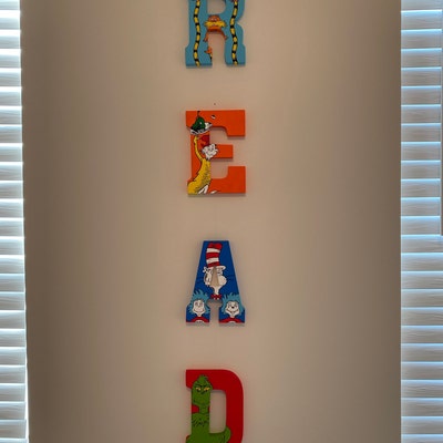 Custom Hand Painted Wood Letters - Etsy