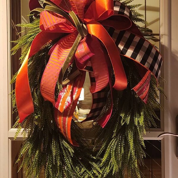 Ribbon, 10 YD ROLL, Ribbon for Wreaths, Farrisilk Ribbon, 4 Ribbon ...