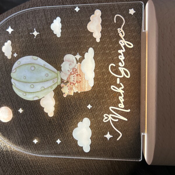 Custom Name Night Light Gifts, Personalized Baby Night Lights, Baby ...