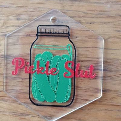 Pickle Jar Vector Clipart / Outline & Stamp Drawing Illustrations ...