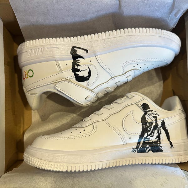 Sesame Street Elmo Cookie Monster Inspired Air Force 1 Trainers ...