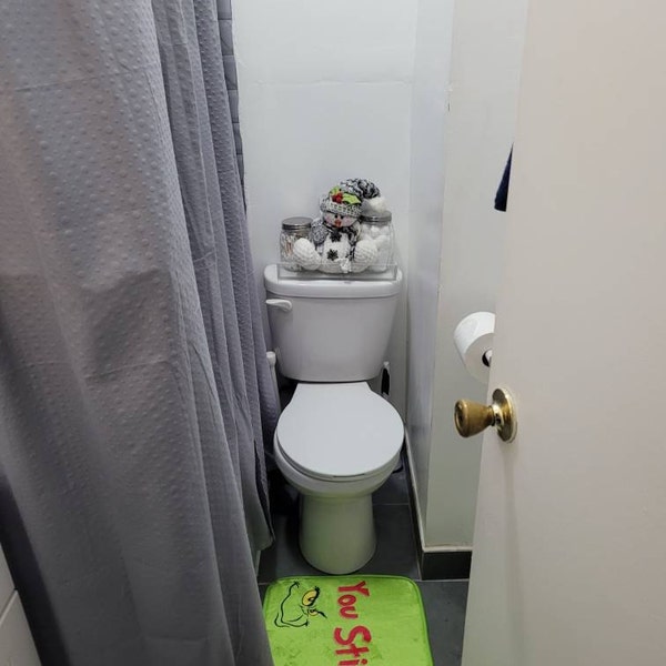 The Grinch Bath Mat, the Grinch, Christmas Bathroom Decor, Christmas ...