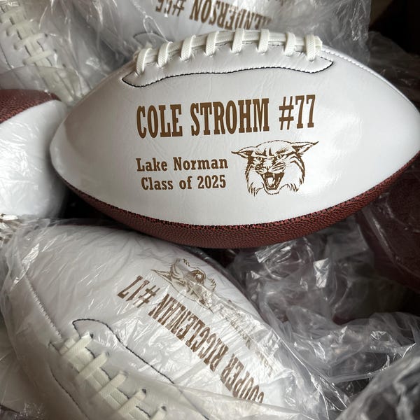 TEAM GIFT, Football Gift, Personalized Football, Sports Gift, Coaches ...