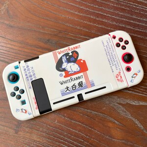 Custom WHITE RABBIT Nintendo Switch Soft-shell Case - Etsy