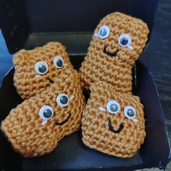Chicken Nuggets - Crochet *PATTERN ONLY* - Etsy