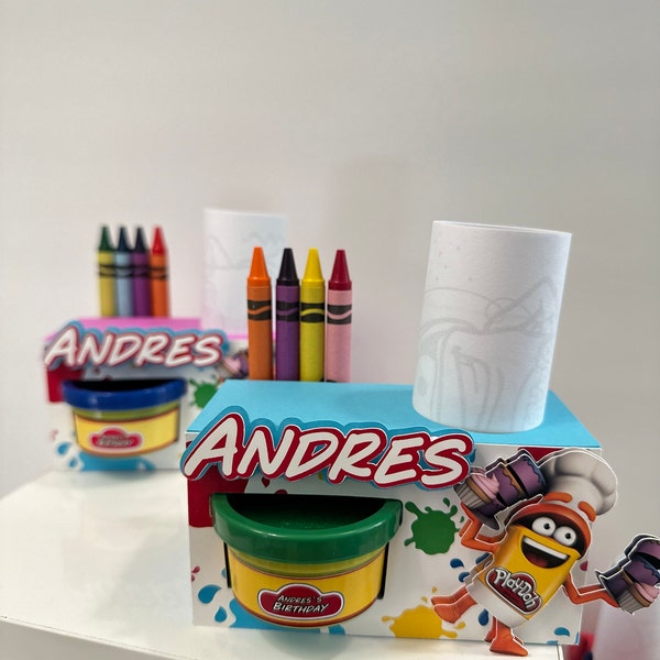 Play-doh Box Template - Activity Box Digital File for Cricut and ...