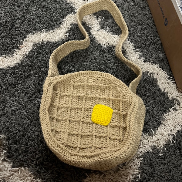 Crochet Waffle Bag PATTERN: Amigurumi Food Purse (digital Download) - Etsy