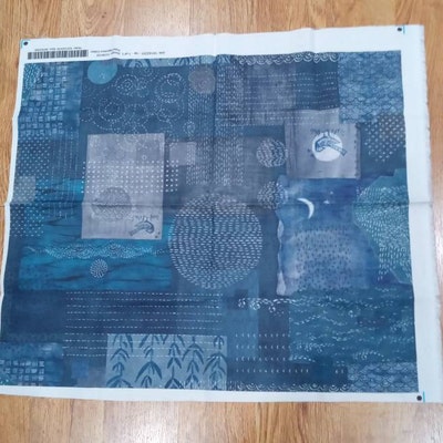 Greek Fabric Santorini Skyline by Fletcherartworksllc Greek Art ...