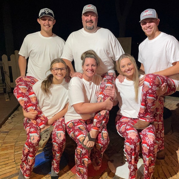Custom Christmas Pajama Pants, Family Christmas Pajamas, Family ...