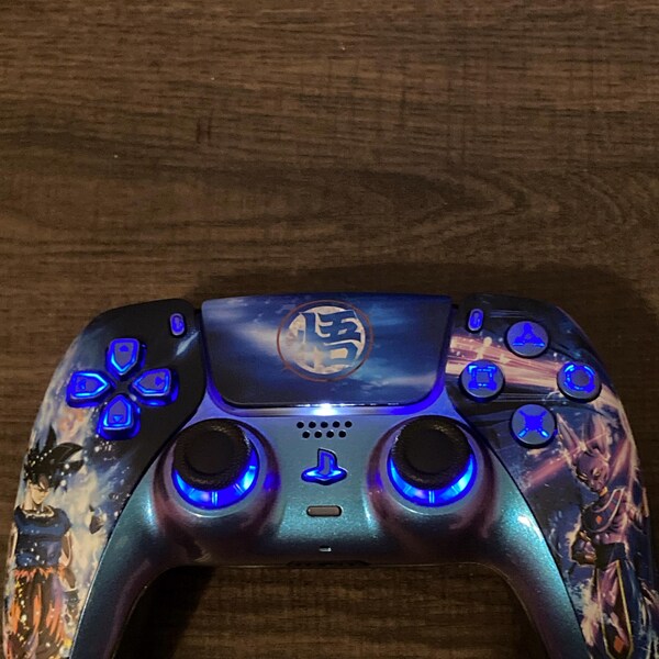 Anime Manga - Deity War - RGB LED - Custom Wireless Controller for PS5 ...