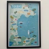 Brixham Map, Brixham Print, Brixham Print, Torbay Map, Torbay Print ...