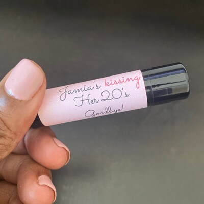 Custom Chapsticks/ Personalized Lip Balm/ Bachelorette Favors/ Birthday ...