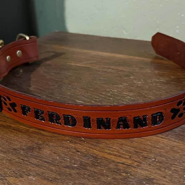 Leather Bear Belt, Handmade Brown Belt, Western Belt for Men ...