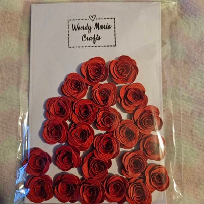 Poppy Die Cut Silhouette X10 Embellishments, Toppers, Card Making ...