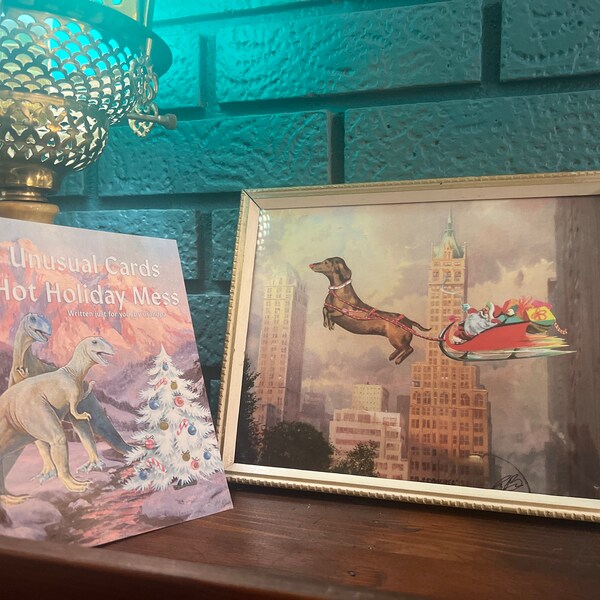 Swamp Santa - Seasonal Box Set of Dinosaur Christmas Cards From Unusual ...