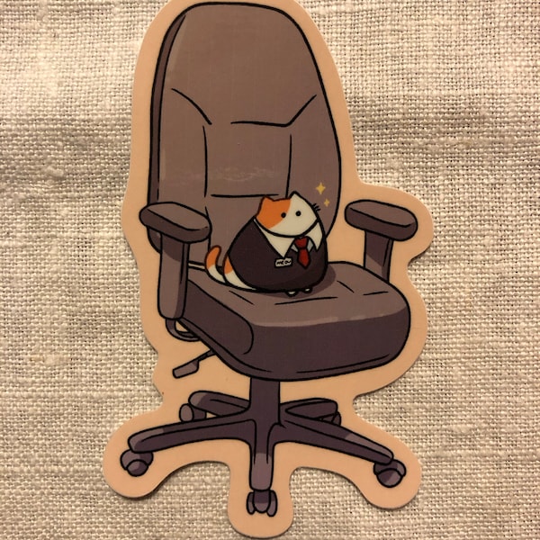 Boss Kitty Sticker / Cat Sticker / Vinyl Sticker / Journaling ...