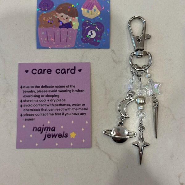 Solar System Keychain, Space Jewelry, Celestial Jewelry, Celestial ...