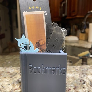 Book Shaped Bookmark Holders Bundles Available 3D Printed Bookish ...