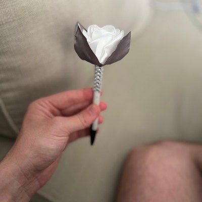 Emerald Green Eternal Rose Bouquet, Handmade Fake Flowers Bouquet, Ever ...