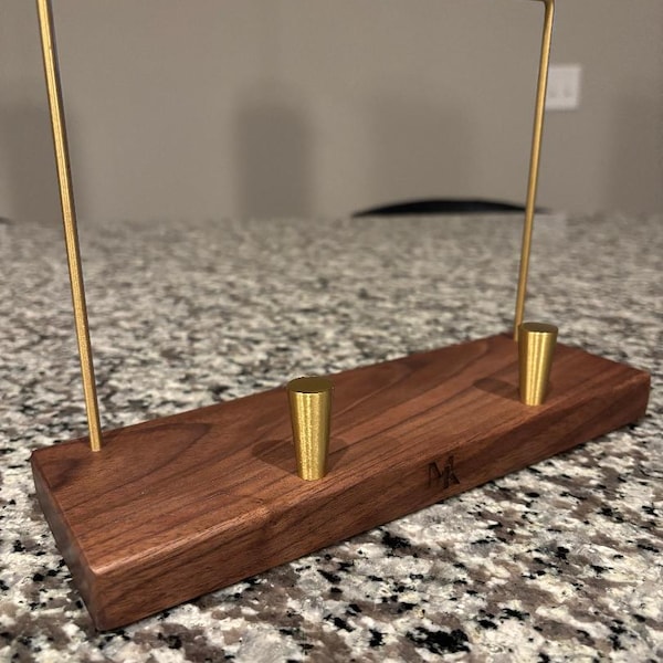 Customizable Vinyl Record Holder, Walnut Vinyl Album Holder for Display ...