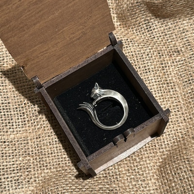 925 Sterling Silver Cat Ring Handcrafted, Unisex, Feline-inspired ...